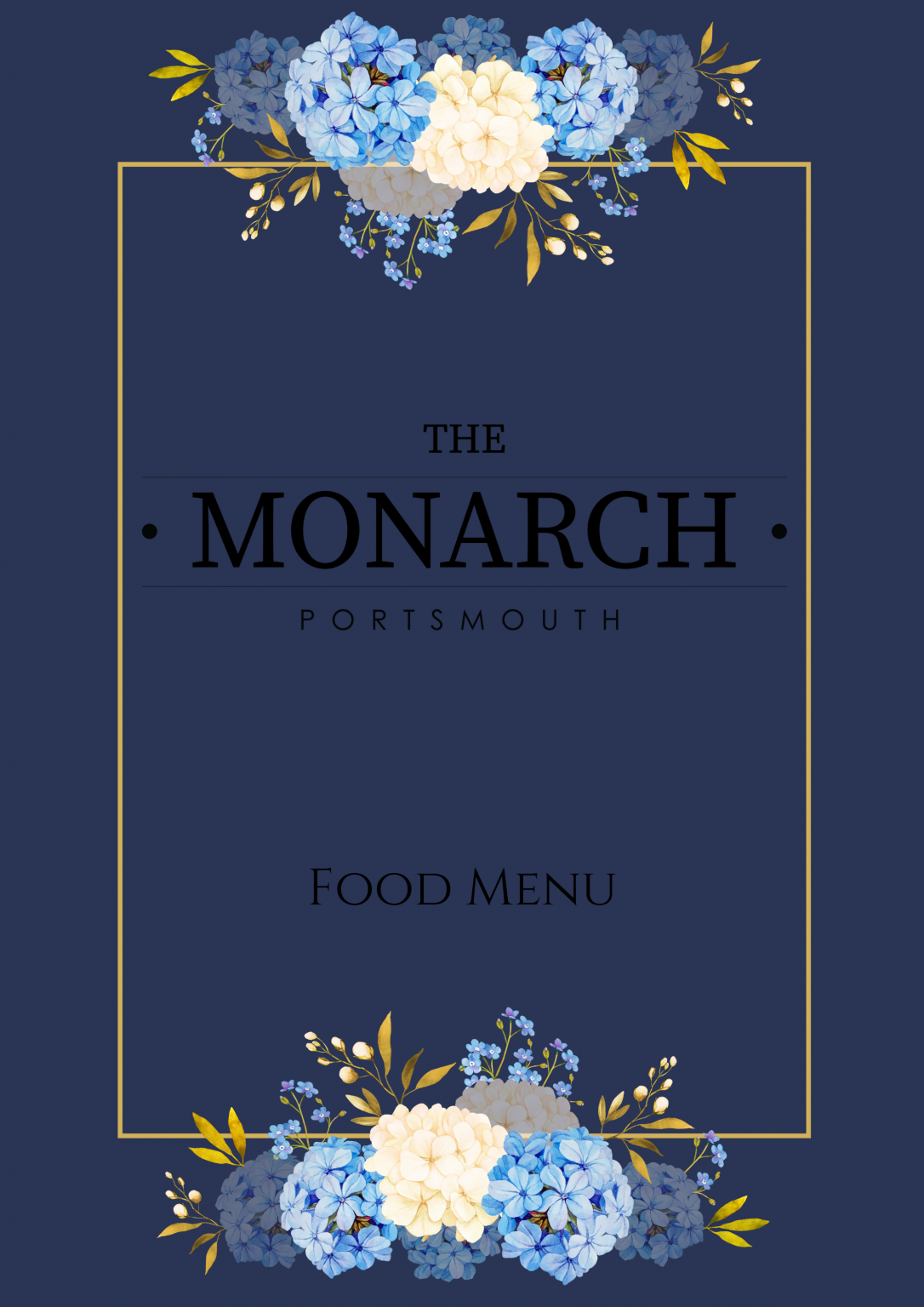 Menu – The Monarch Portsmouth